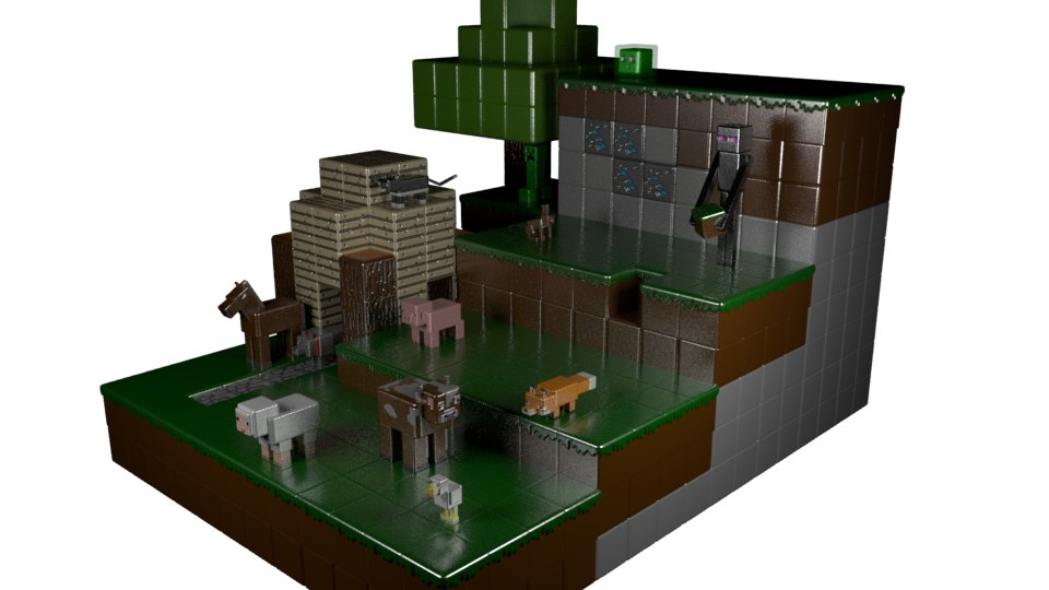 3D minecraft model - TurboSquid 1593875