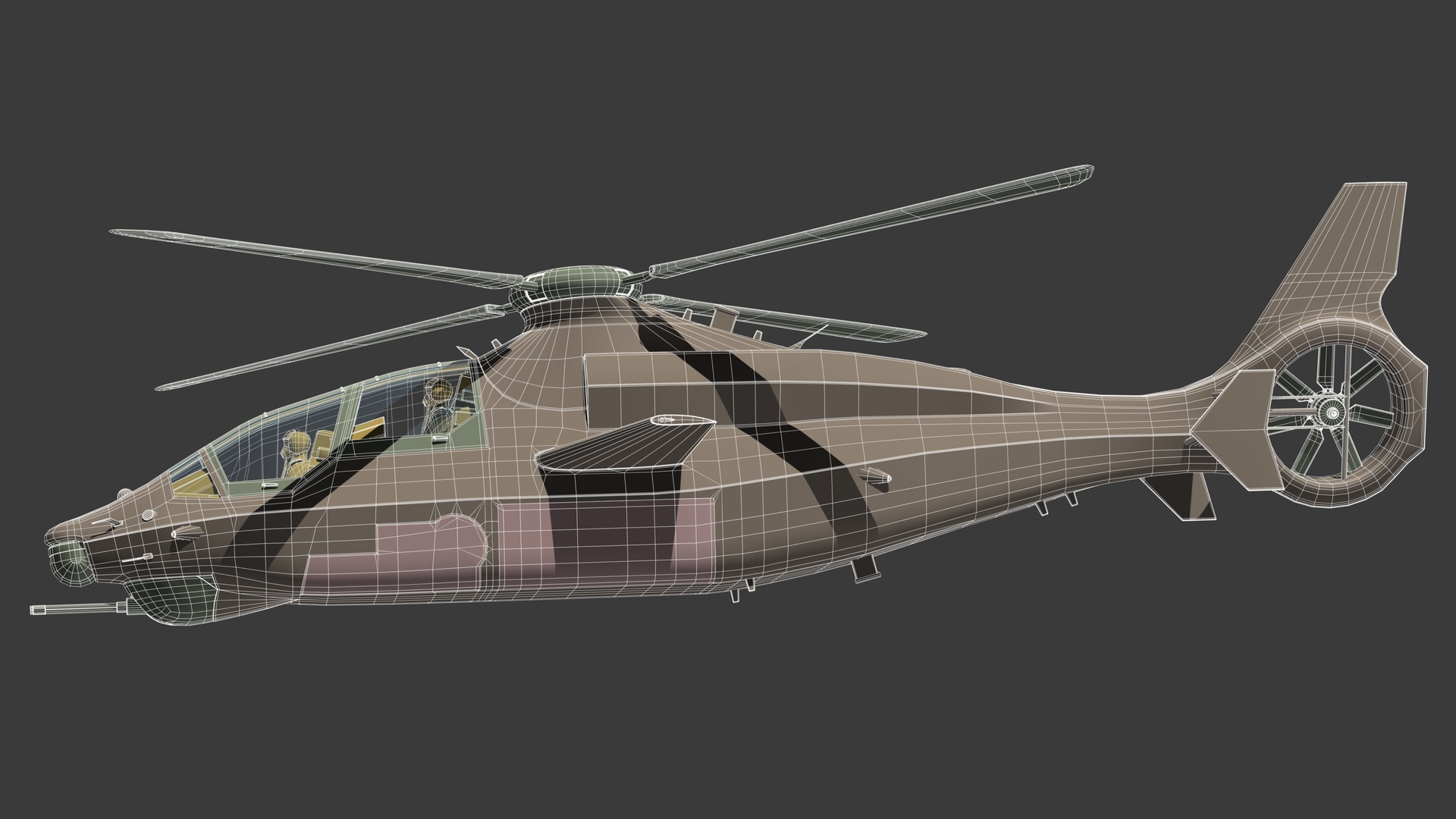 Bell 360 invictus helicopter model - TurboSquid 1593920