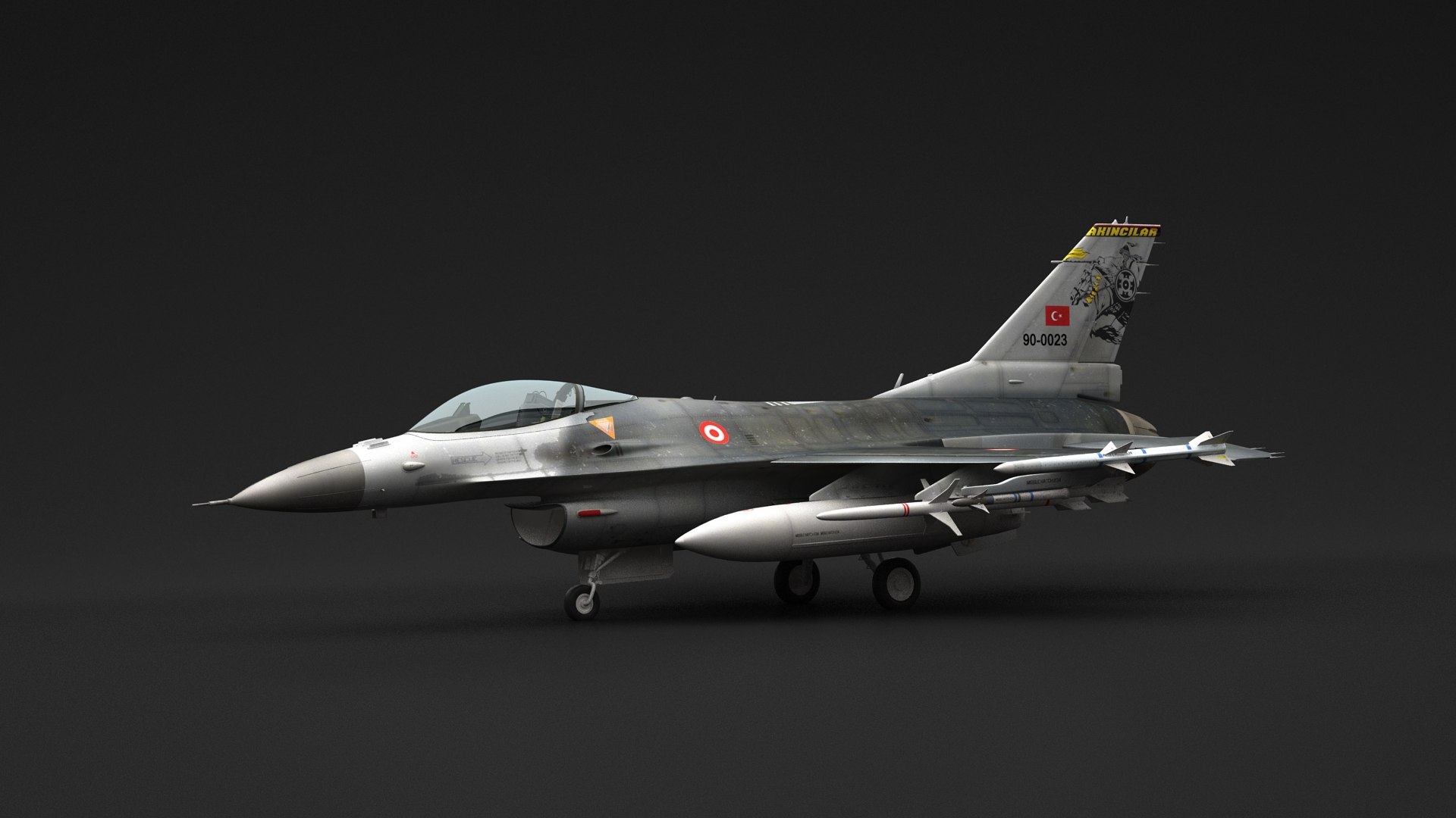 3D f 16 f-16 model - TurboSquid 1594197