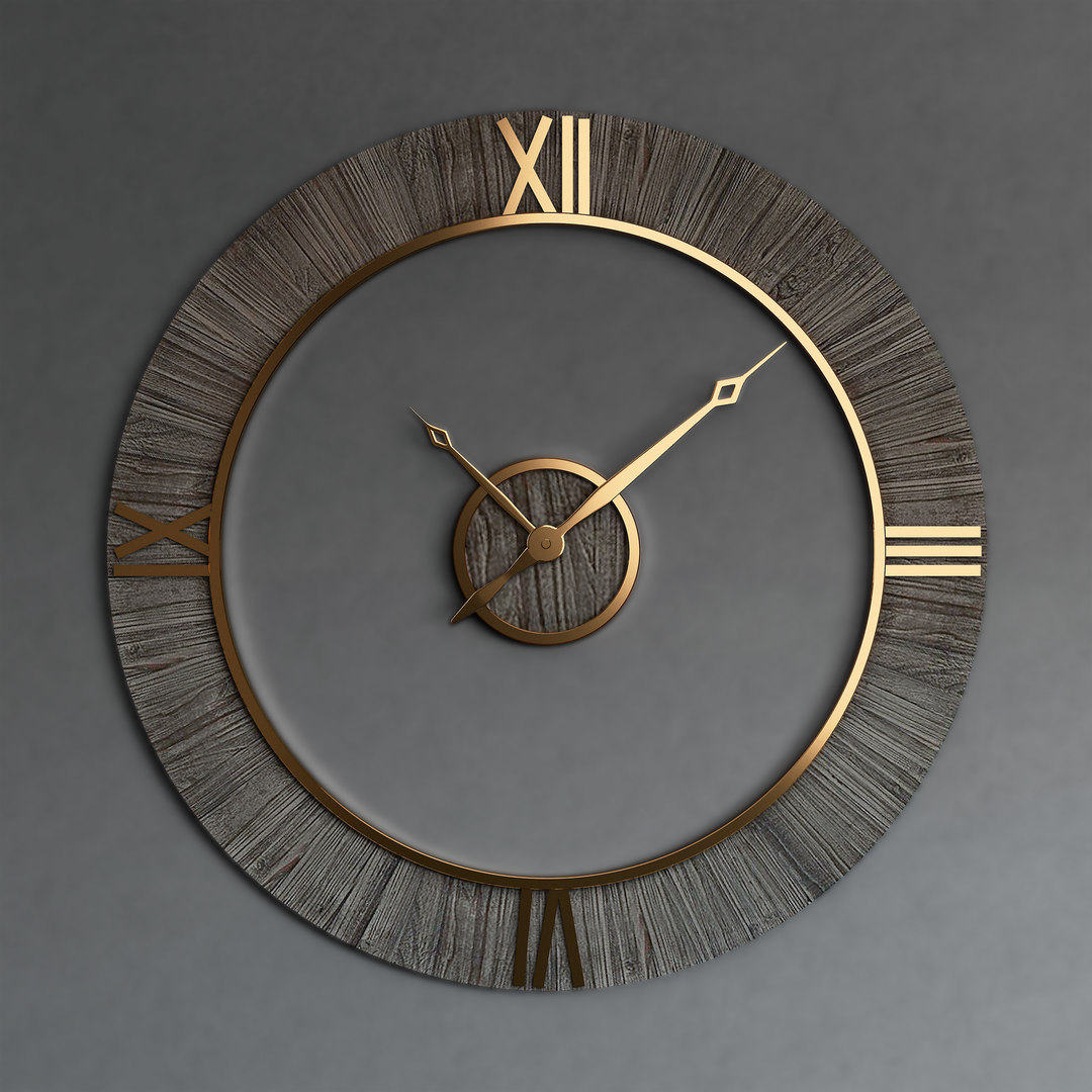 Wall clock set 34 3D model - TurboSquid 1594198