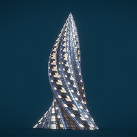 3D truncated twisted pyramid model - TurboSquid 1515760