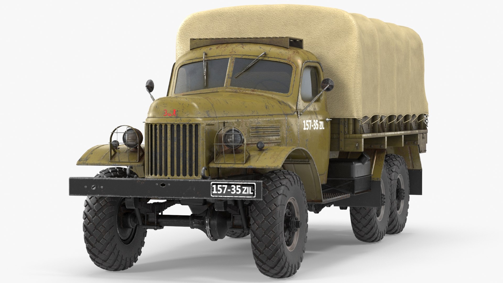 Zil-157 zil 3D model - TurboSquid 1594294