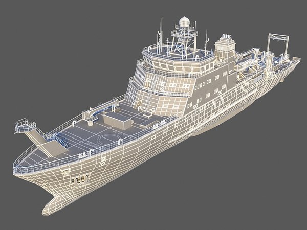 3D model scientific research ship 1 - TurboSquid 1594335