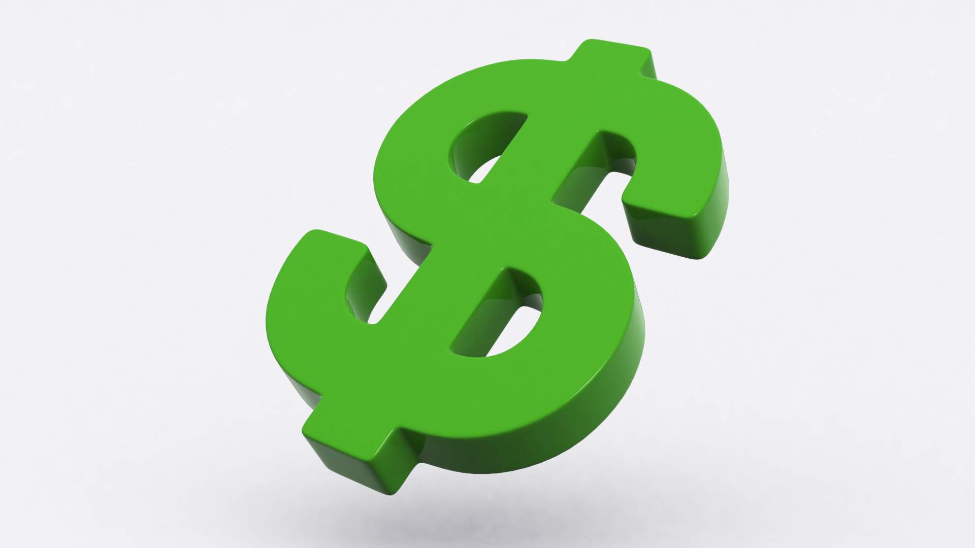 3D dollar sign - TurboSquid 1594451