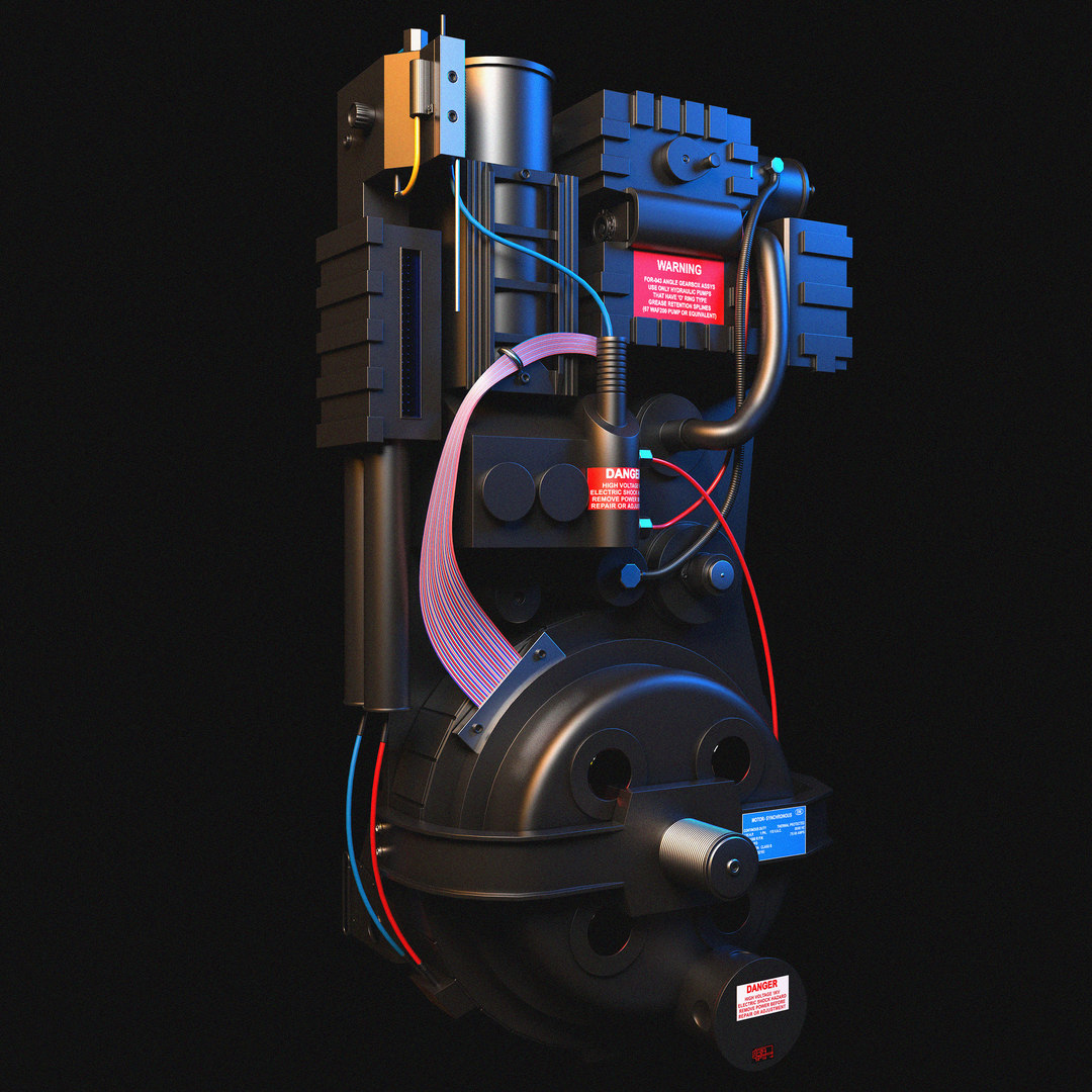 3D proton pack ghostbusters - TurboSquid 1594576