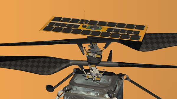 Mars helicopter ingenuity 3D - TurboSquid 1594568