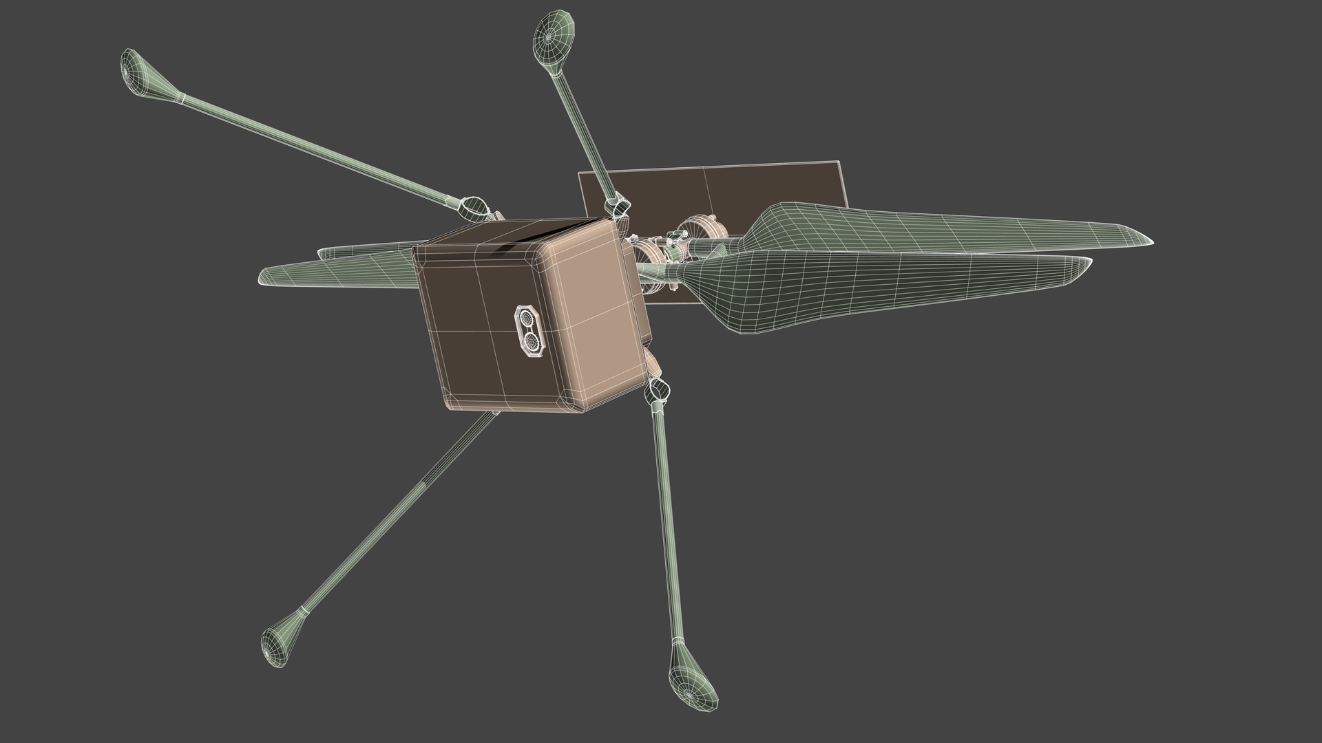 Mars helicopter ingenuity 3D - TurboSquid 1594568