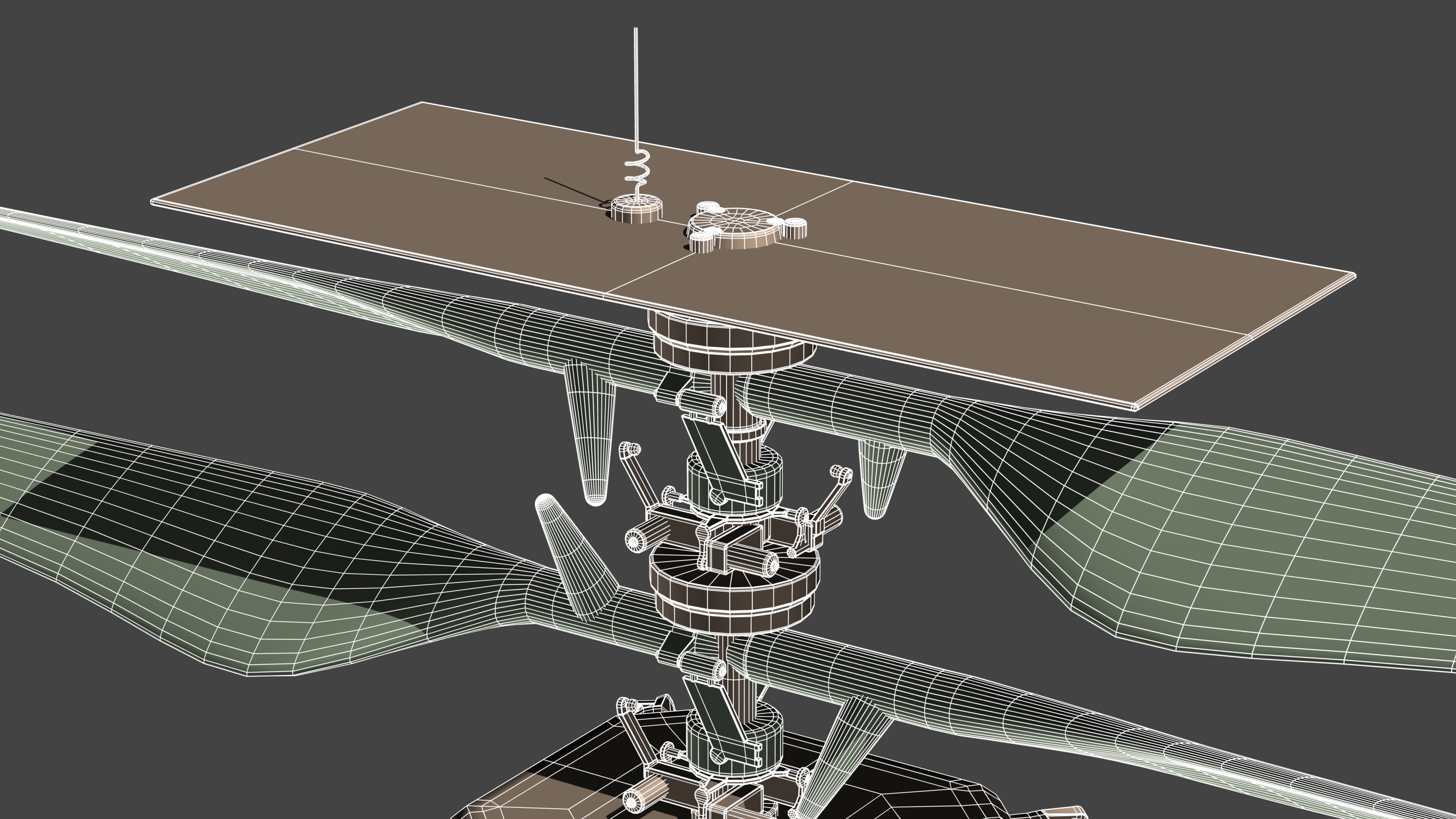 Mars helicopter ingenuity 3D - TurboSquid 1594568