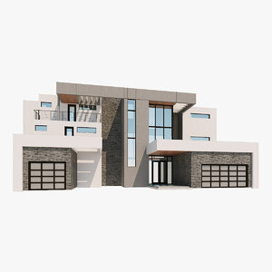 3d model custom residence