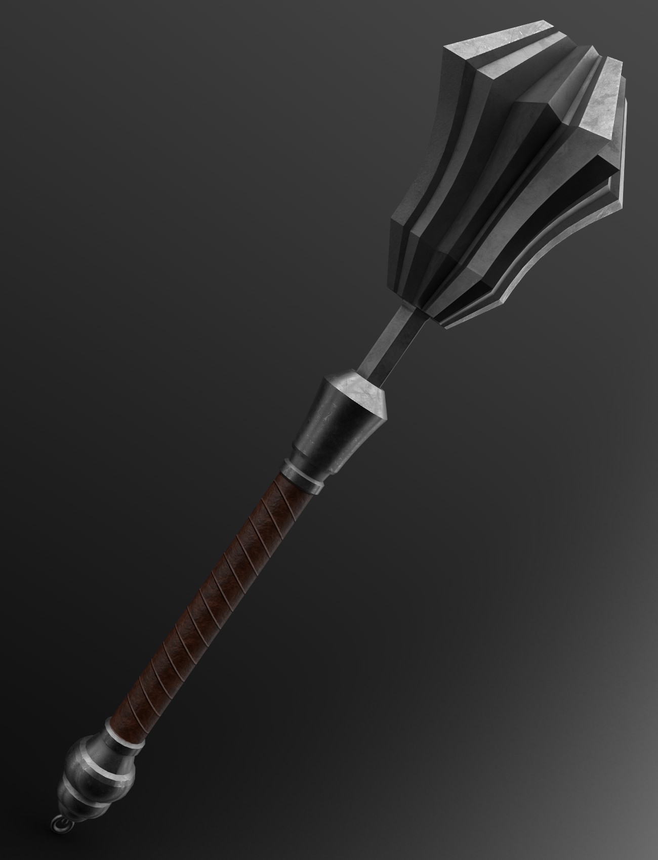 One-handed mace 3D model - TurboSquid 1594743