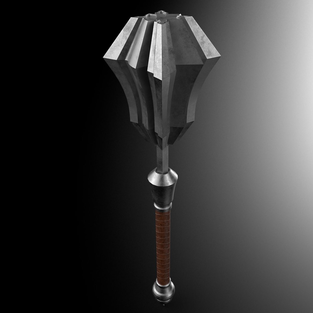 One-handed mace 3D model - TurboSquid 1594743