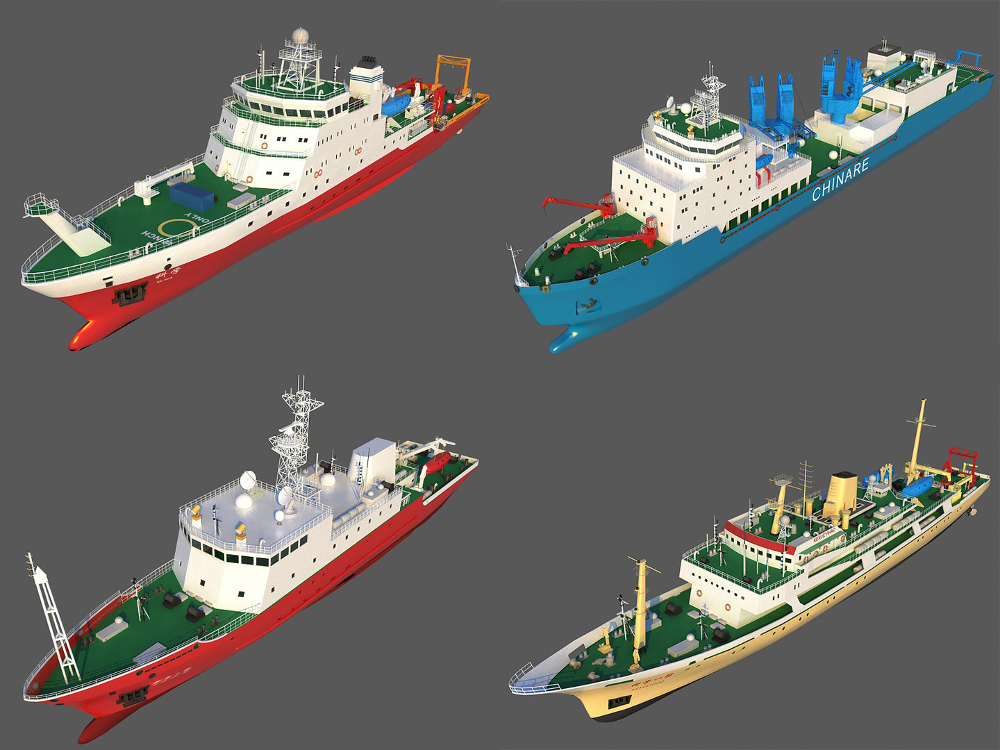 3D scientific research ships - TurboSquid 1594805