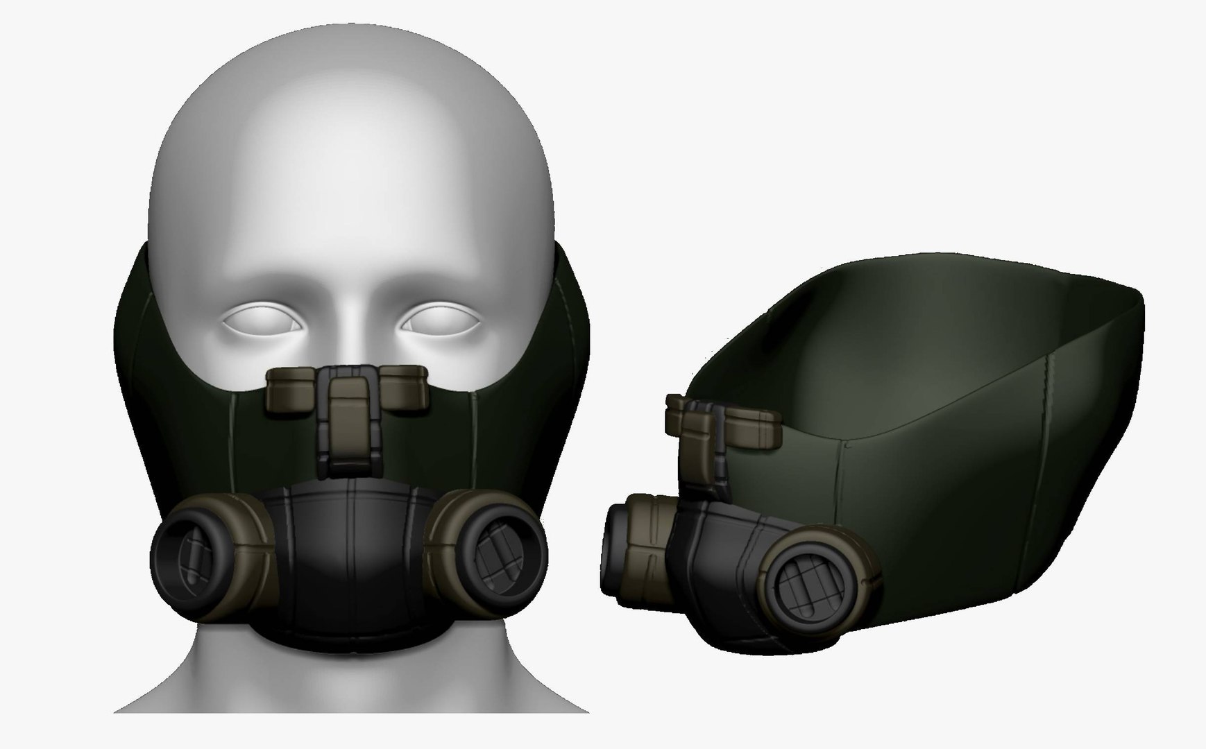 3D gas mask helmet sculpt model - TurboSquid 1594757 3D gas mask helmet sculpt model - TurboSquid 1594757