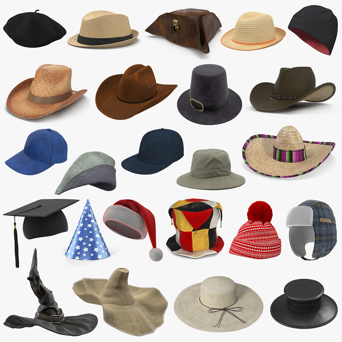 3D hats 7 - TurboSquid 1595698
