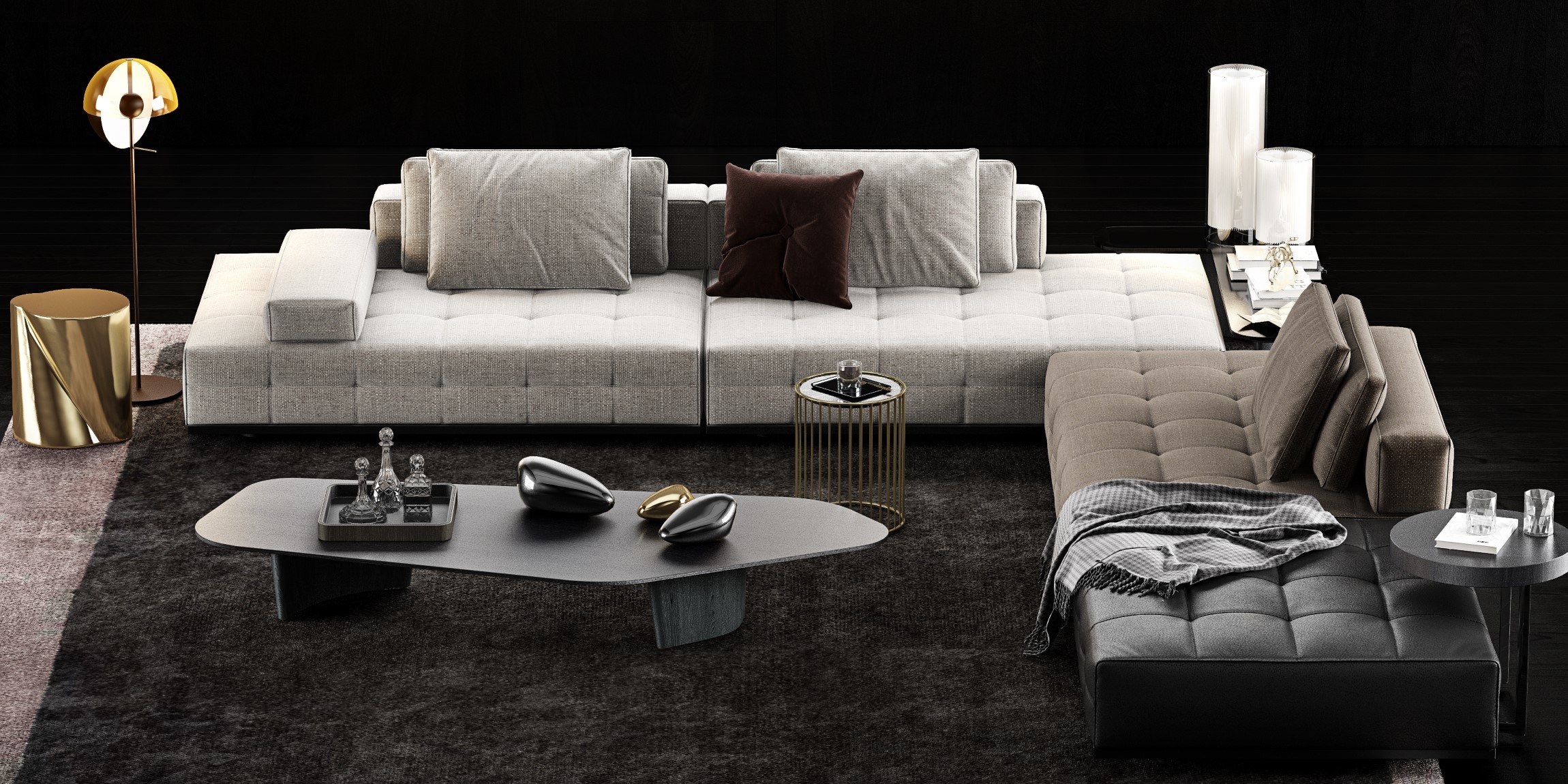 Minotti Lawrence Clan Sofa 5 3D-Modell - TurboSquid 1594823