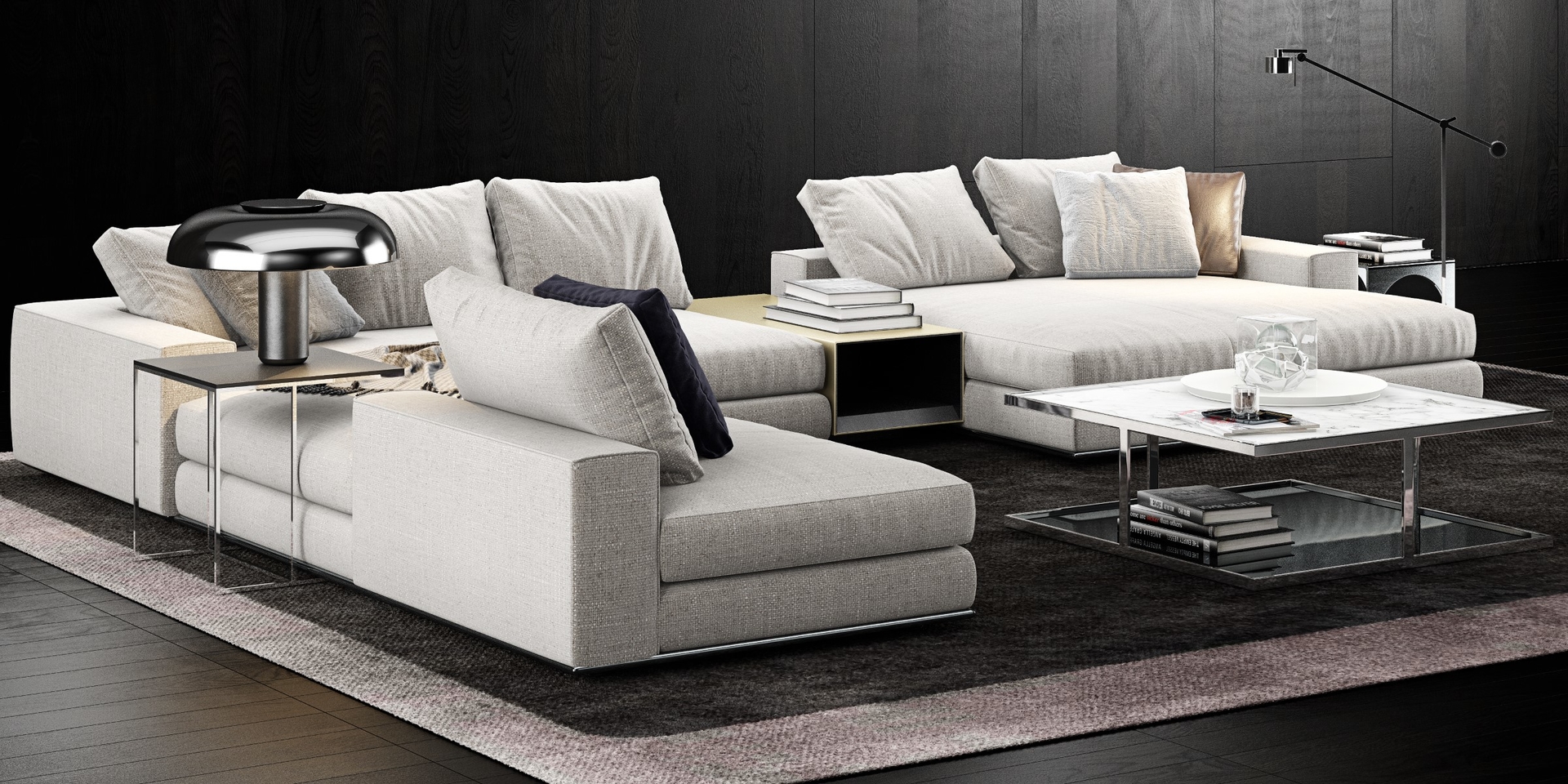 Minotti hamilton sofa 3D model - TurboSquid 1594852
