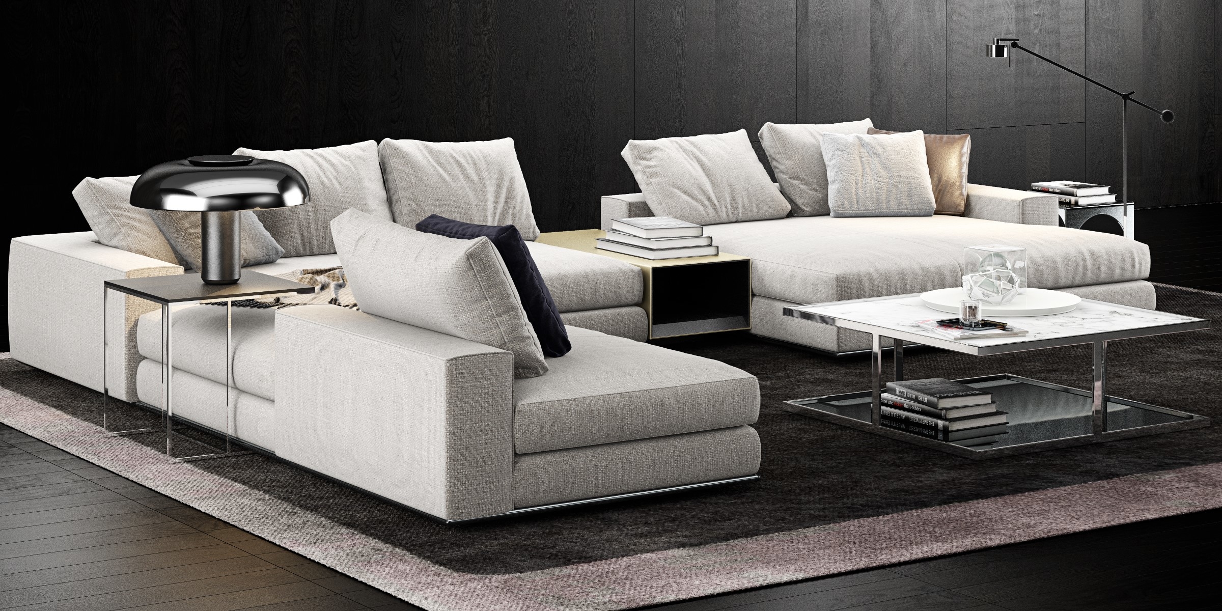 Minotti hamilton sofa 3D model - TurboSquid 1594852