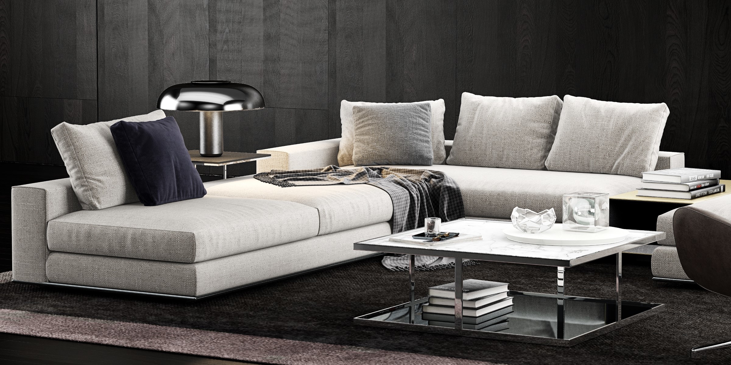 Minotti hamilton sofa 3D model - TurboSquid 1594852