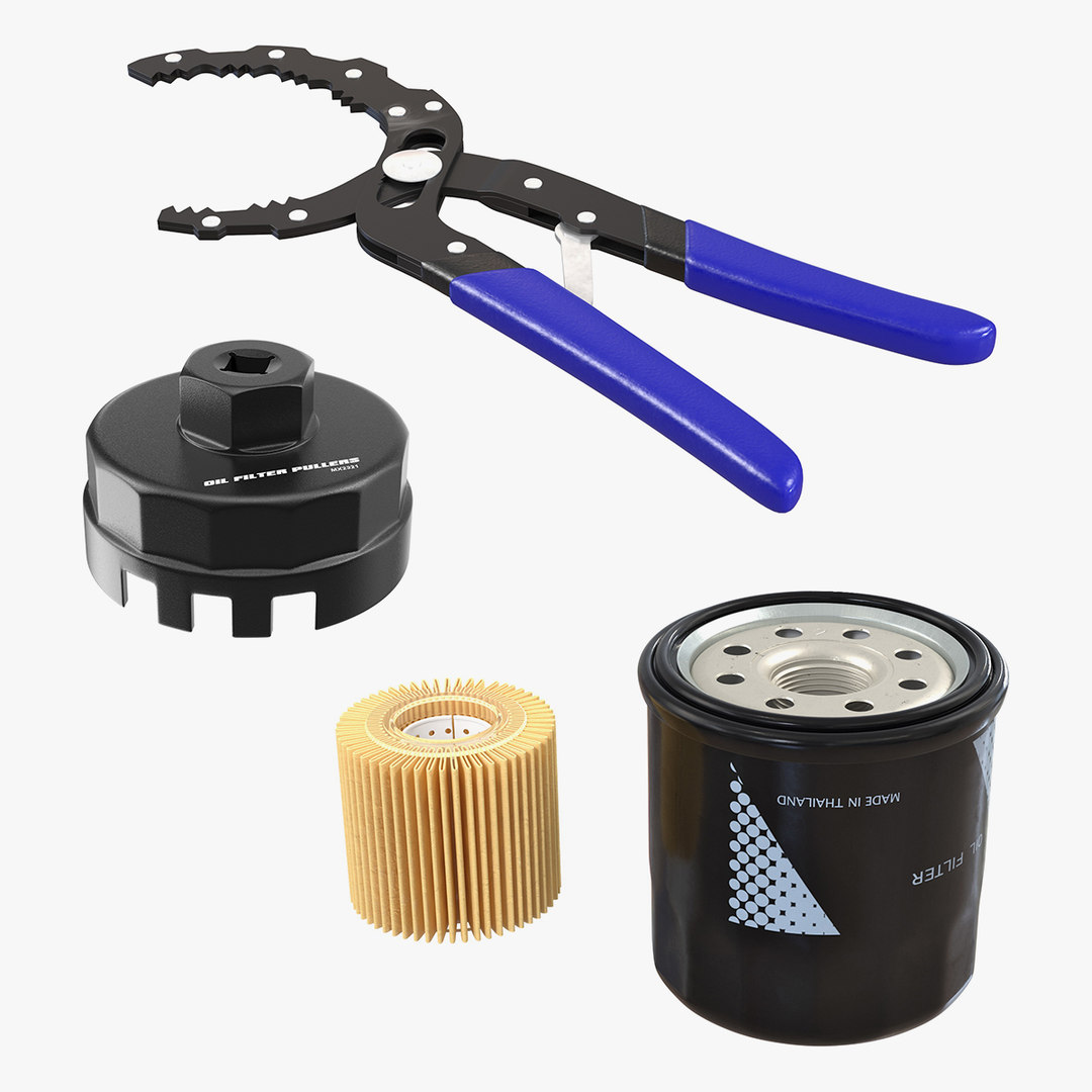 3D oil filter tools model - TurboSquid 1597104