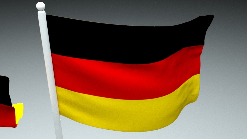Flag germany 3D model - TurboSquid 1594881