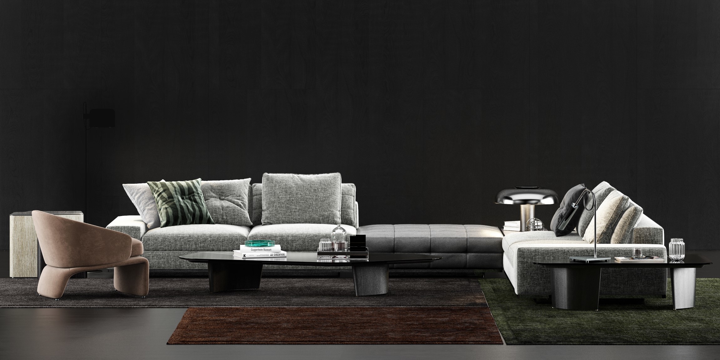 3D minotti lawrence sofa model - TurboSquid 1594983