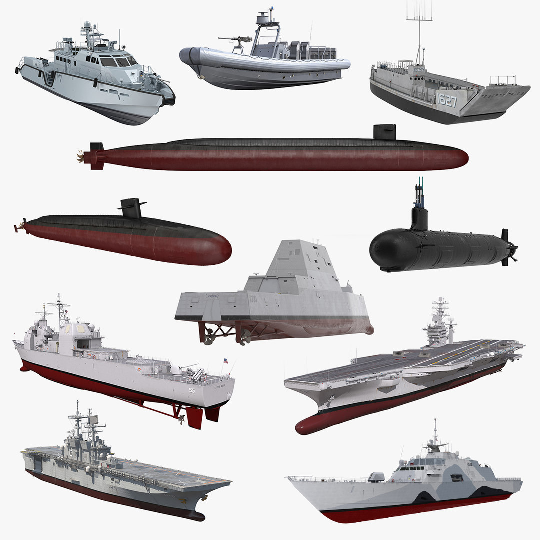 Warships 5 ship 3D model - TurboSquid 1595491