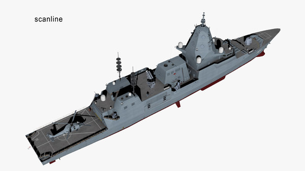 3D hunter class frigate seahawk - TurboSquid 1595132