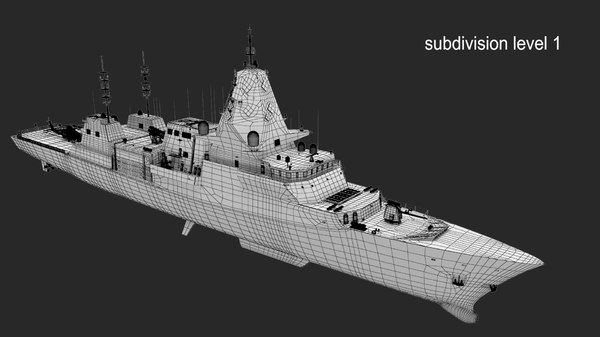 3D hunter class frigate seahawk - TurboSquid 1595132