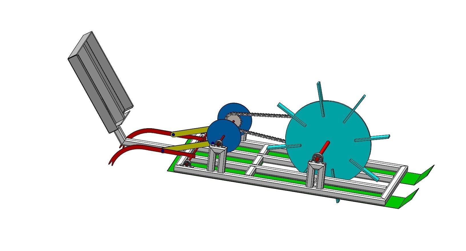 3D rice transplanter agricultural model - TurboSquid 1595182