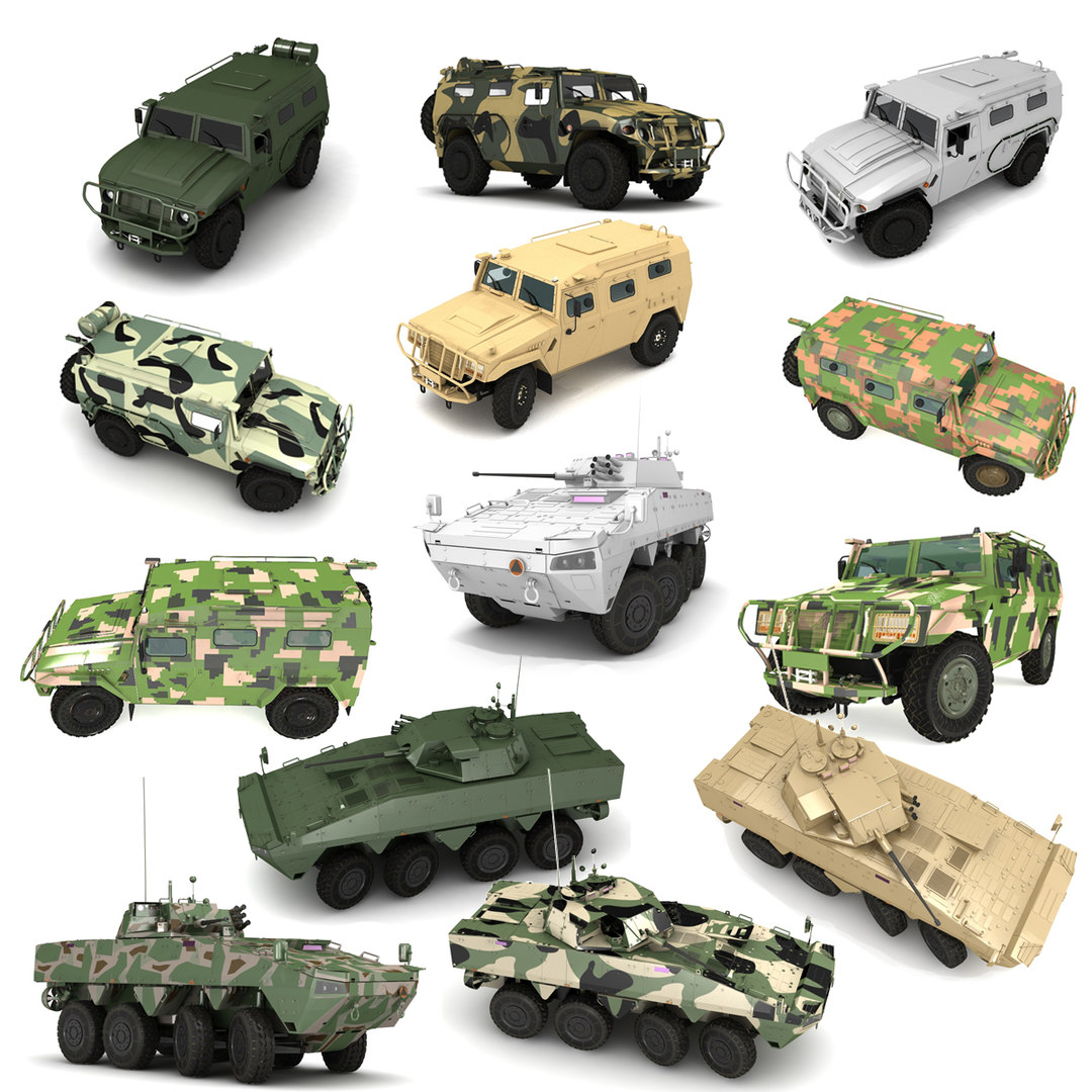 Military vehicle model - TurboSquid 1595454
