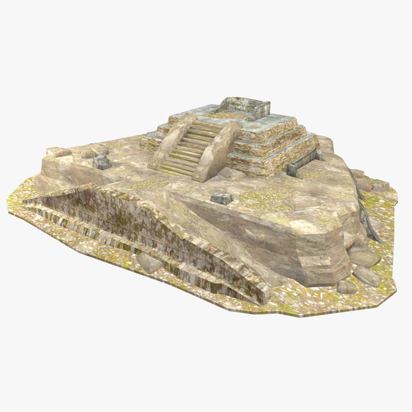 Maya Building V - Low Poly - Strukturiert 3D-Modell - TurboSquid 1595205