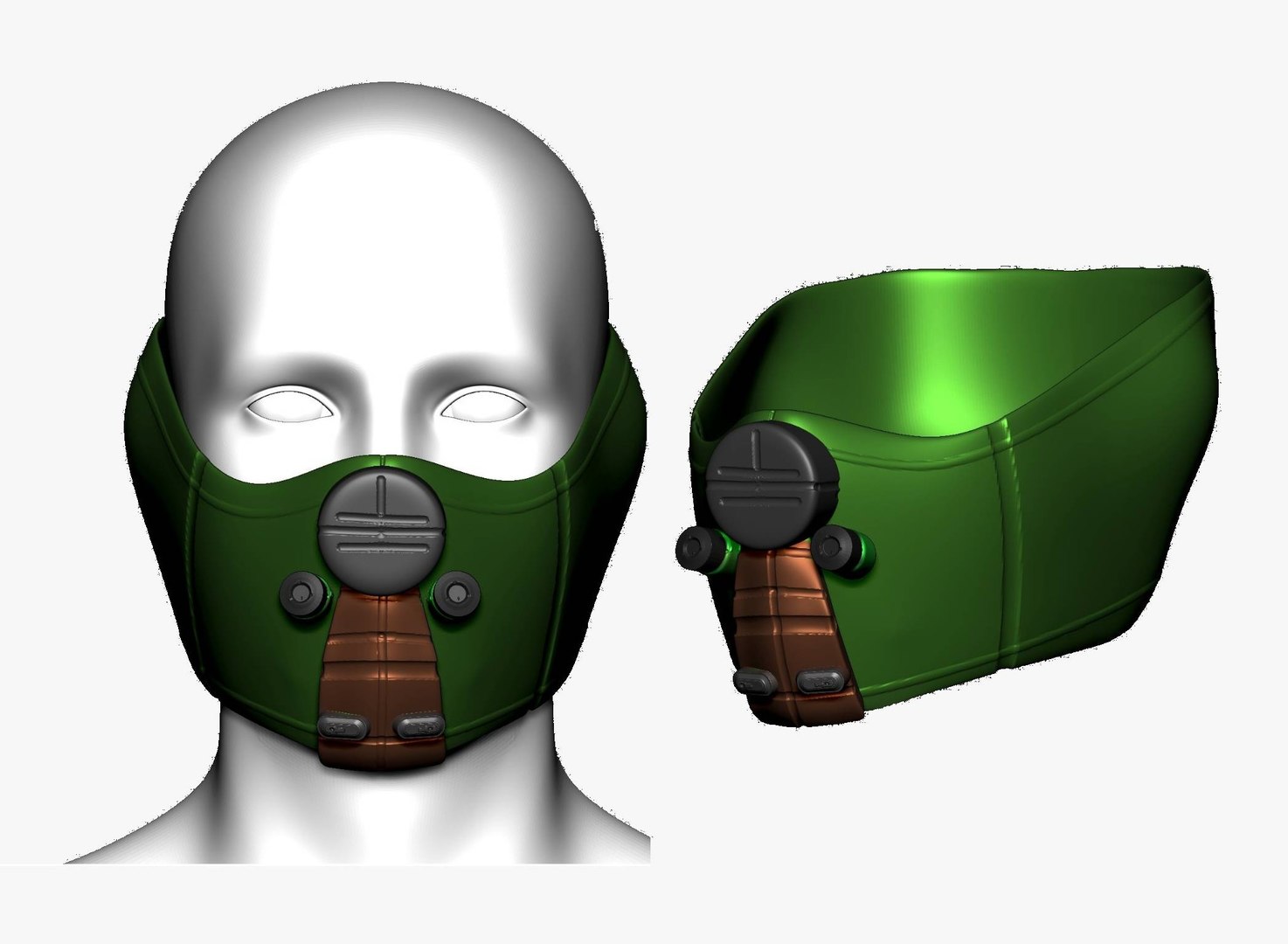 Gas mask helmet sculpt 3D model - TurboSquid 1595274 Gas mask helmet sculpt 3D model - TurboSquid 1595274