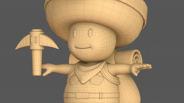 Captain toad -treasure tracker model - TurboSquid 1595809