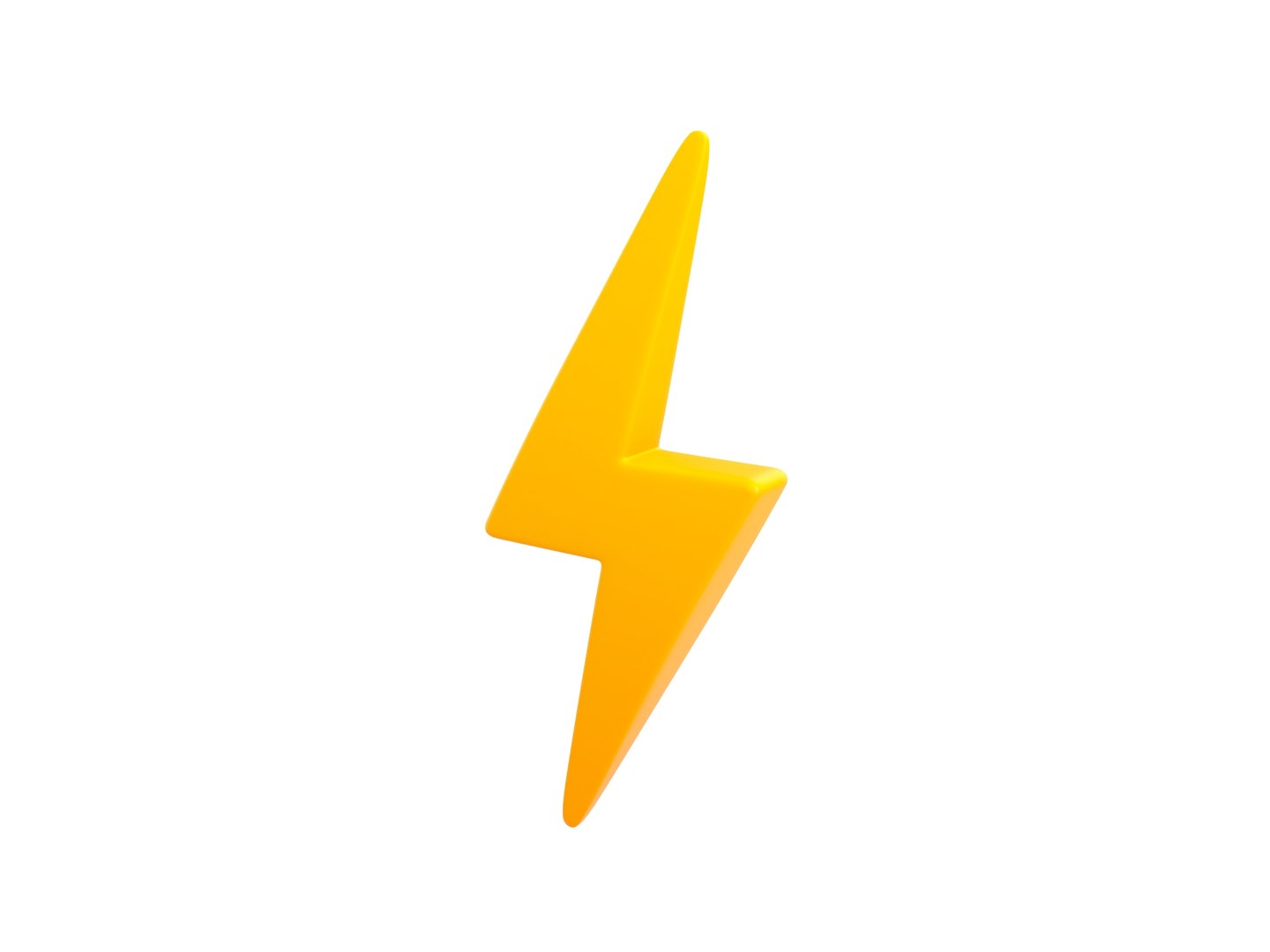 3D lightning symbol - TurboSquid 1595866