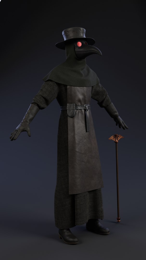 3D model plague doctor - TurboSquid 1596120