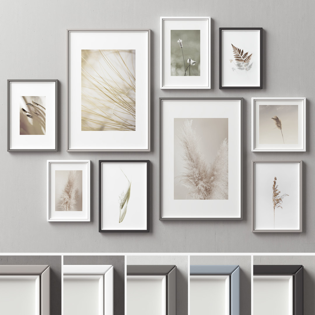 3D picture frames model - TurboSquid 1596205