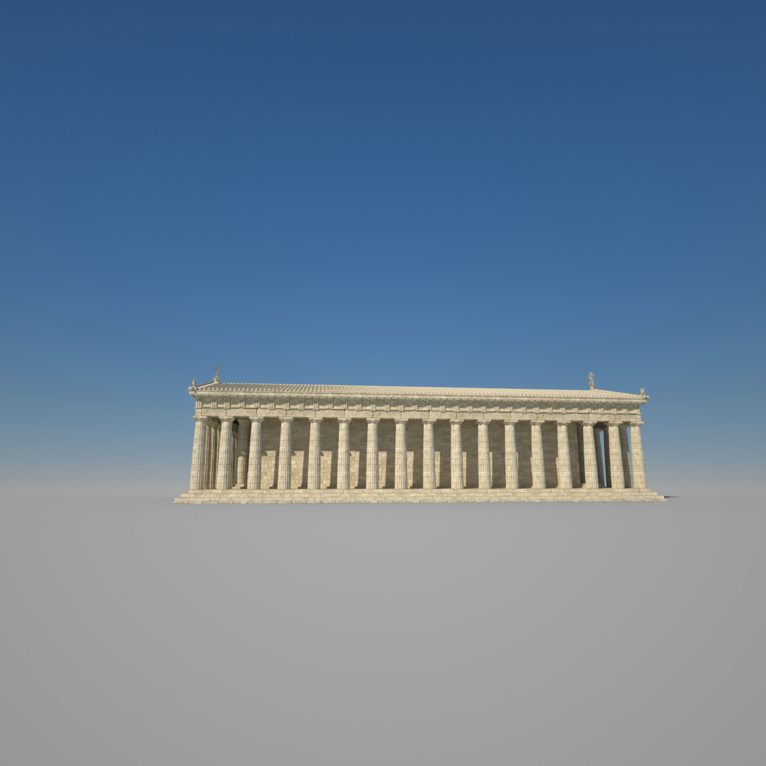 Parthenon architecture model - TurboSquid 1596794