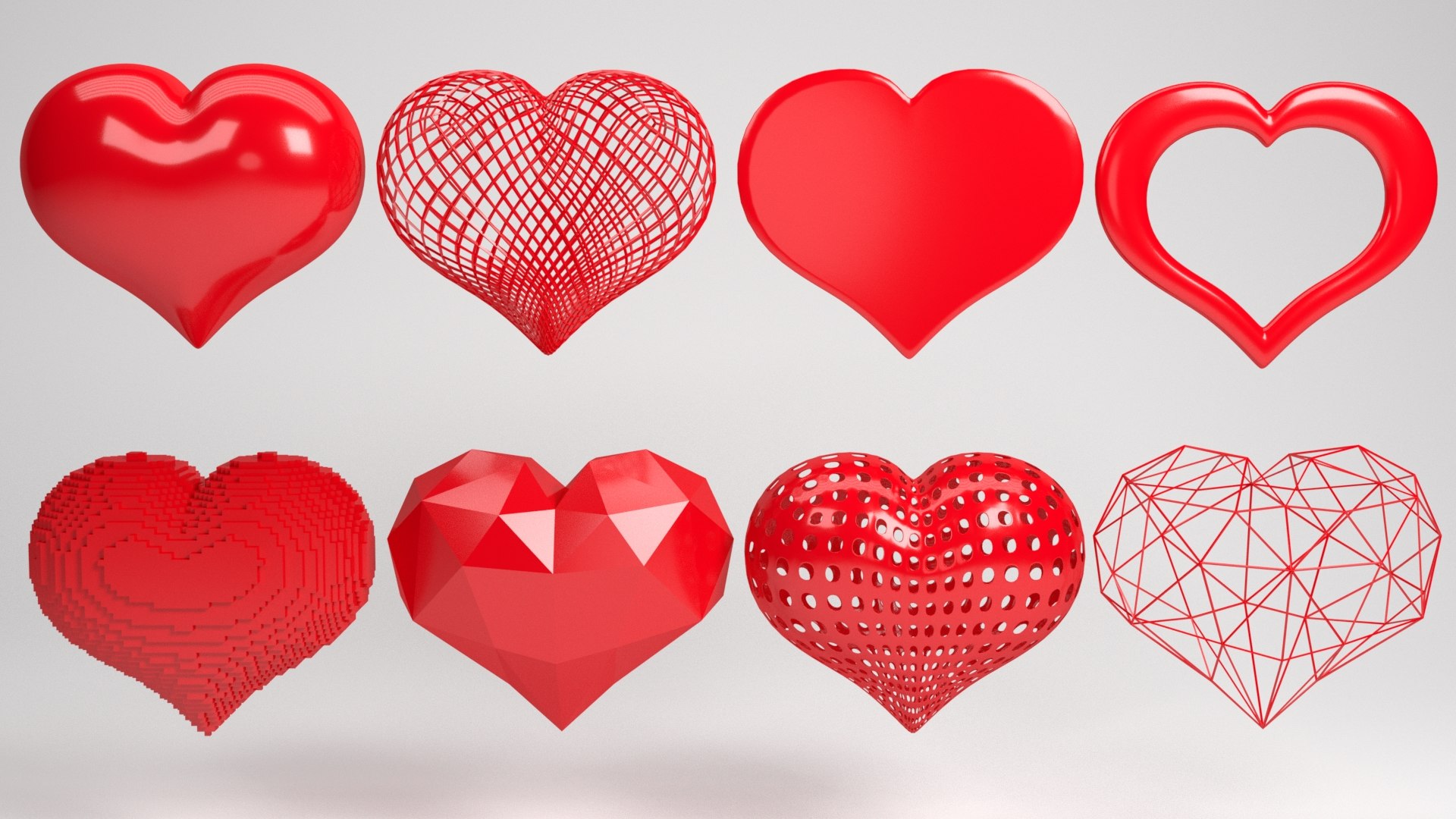 3D Model Heart Shape TurboSquid 1596418