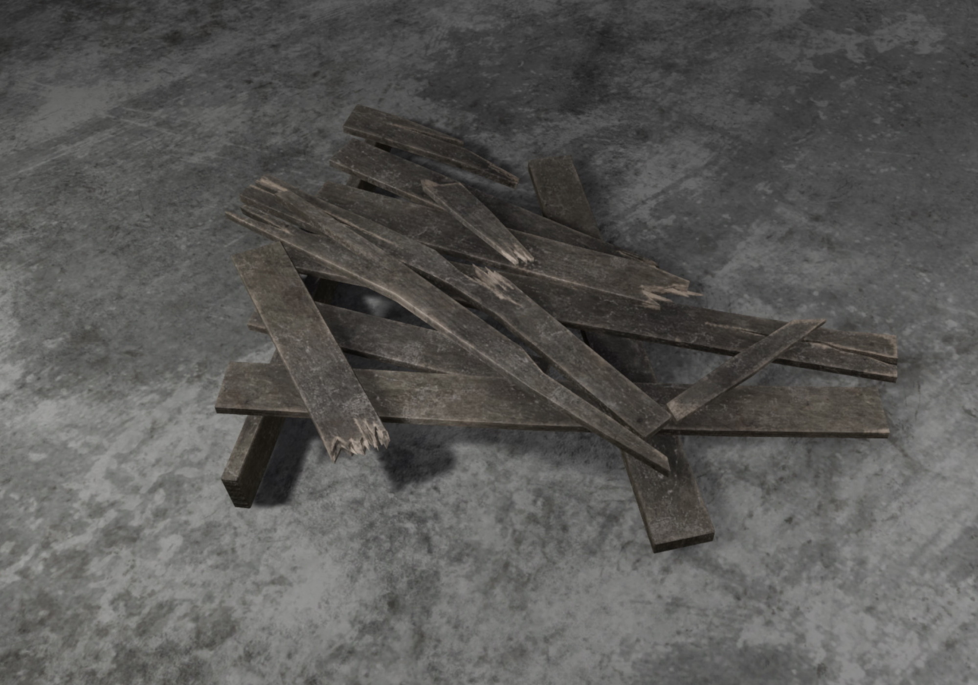 3D model broken pallet - TurboSquid 1596368
