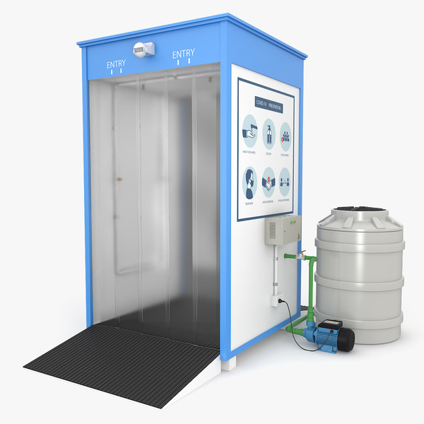 Sanitizing booth 3D model - TurboSquid 1597430