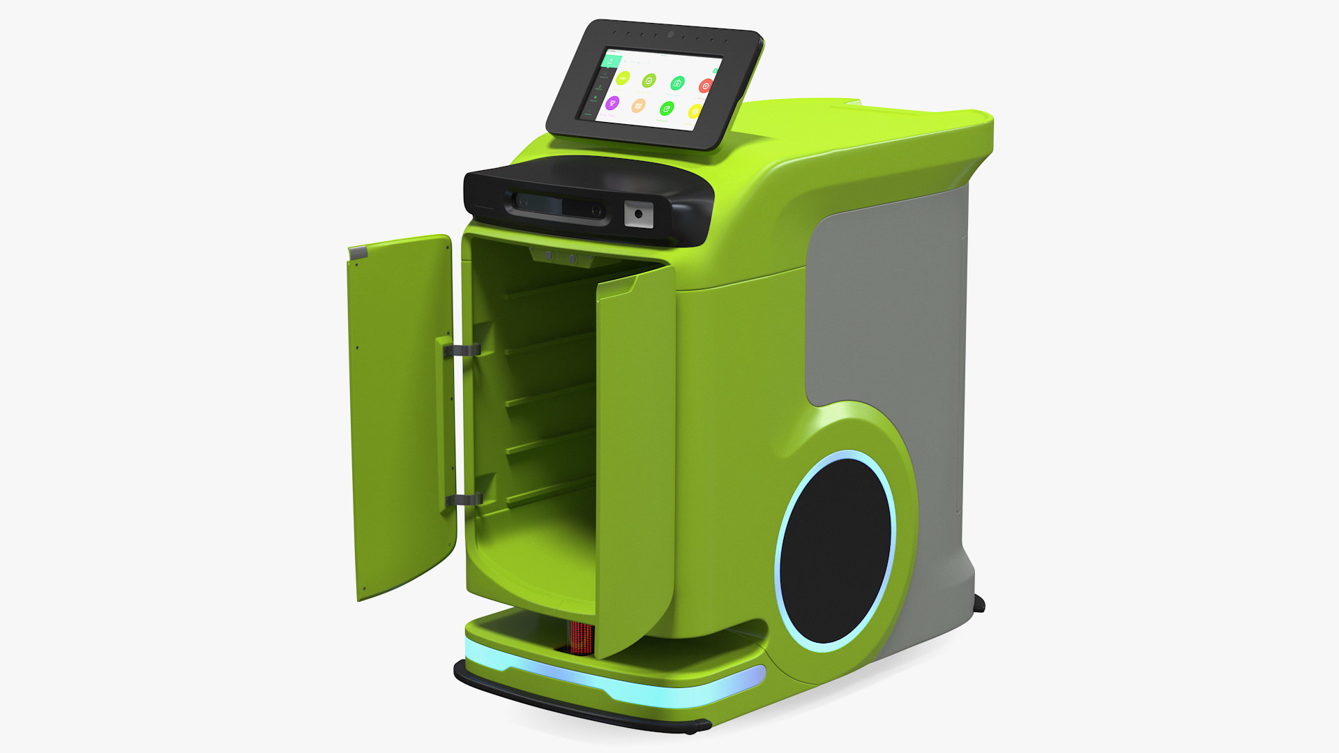 modelo 3d Autonomous Hospital Delivery Robot Rigged - TurboSquid 1596835