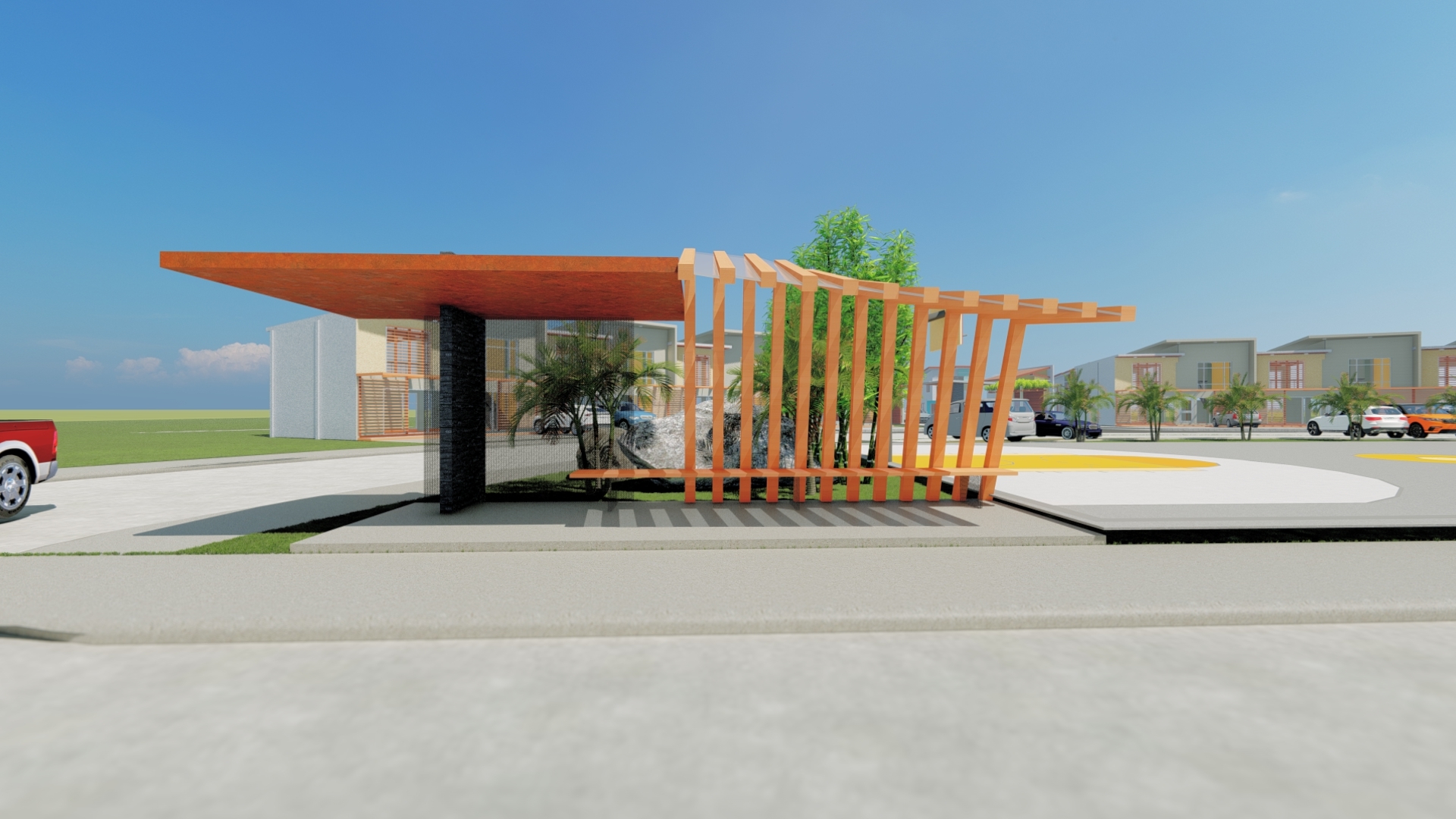 Galpão de espera Modelo 3D - TurboSquid 1596710