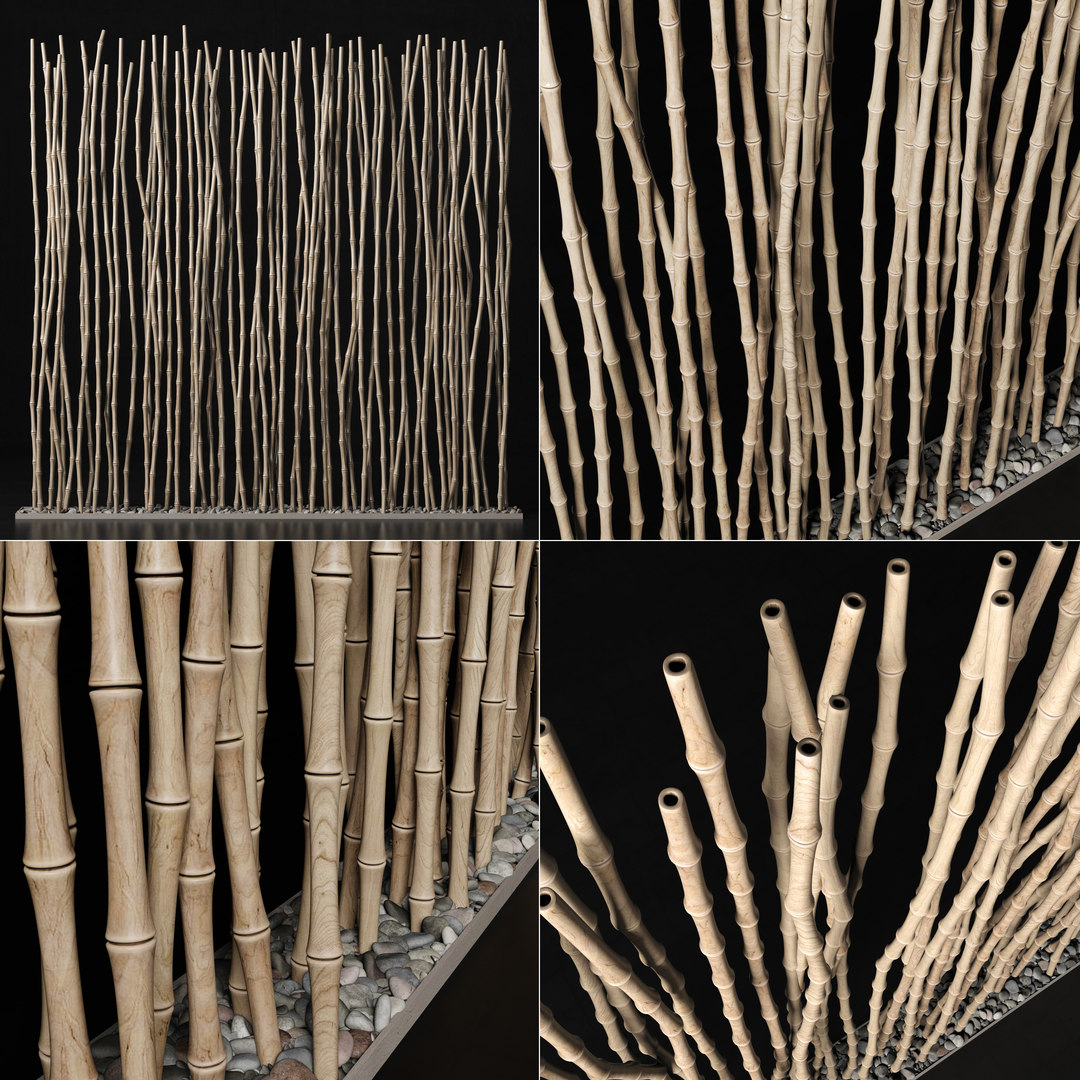 Branch decor bamboo 3D model - TurboSquid 1596722