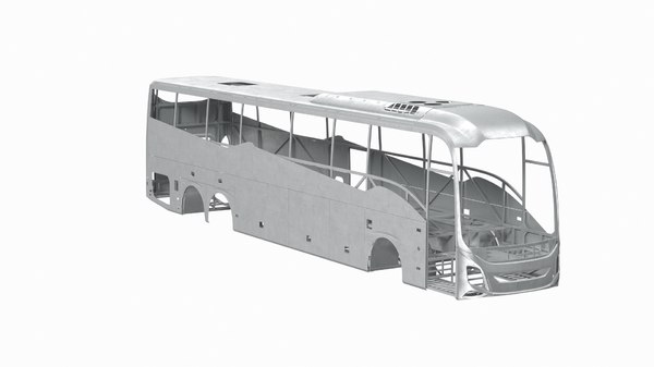 Coach bus body frame 3D - TurboSquid 1596837
