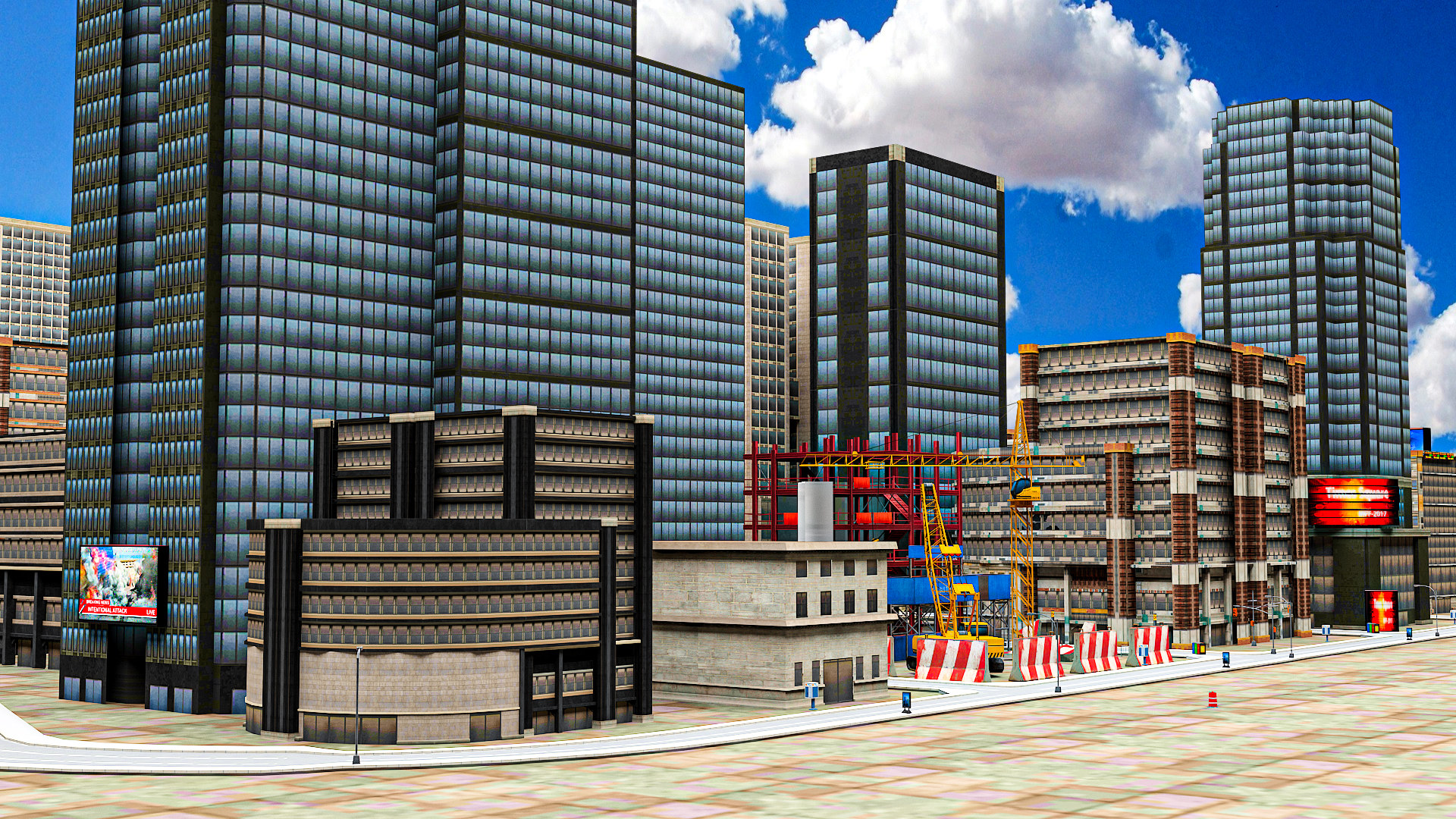 Building environment city model - TurboSquid 1596894