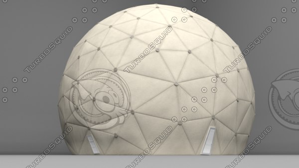 Radar radome 3D model - TurboSquid 1596858
