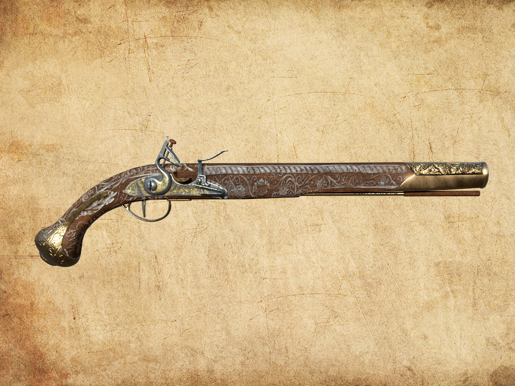 3D model flintlock rifle - TurboSquid 1596843