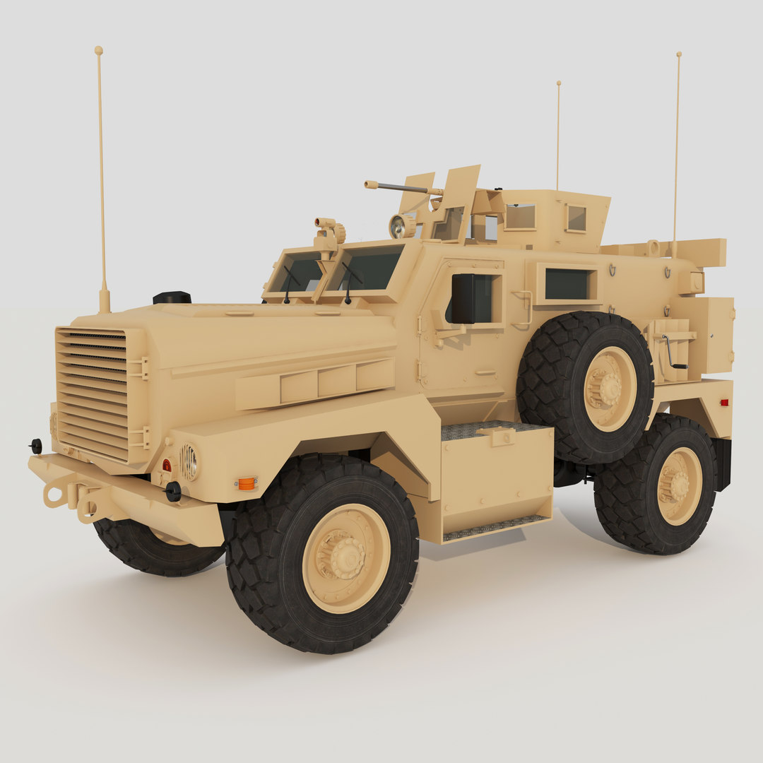 modèle 3D de MRAP Cougar one with interior - TurboSquid 1596968