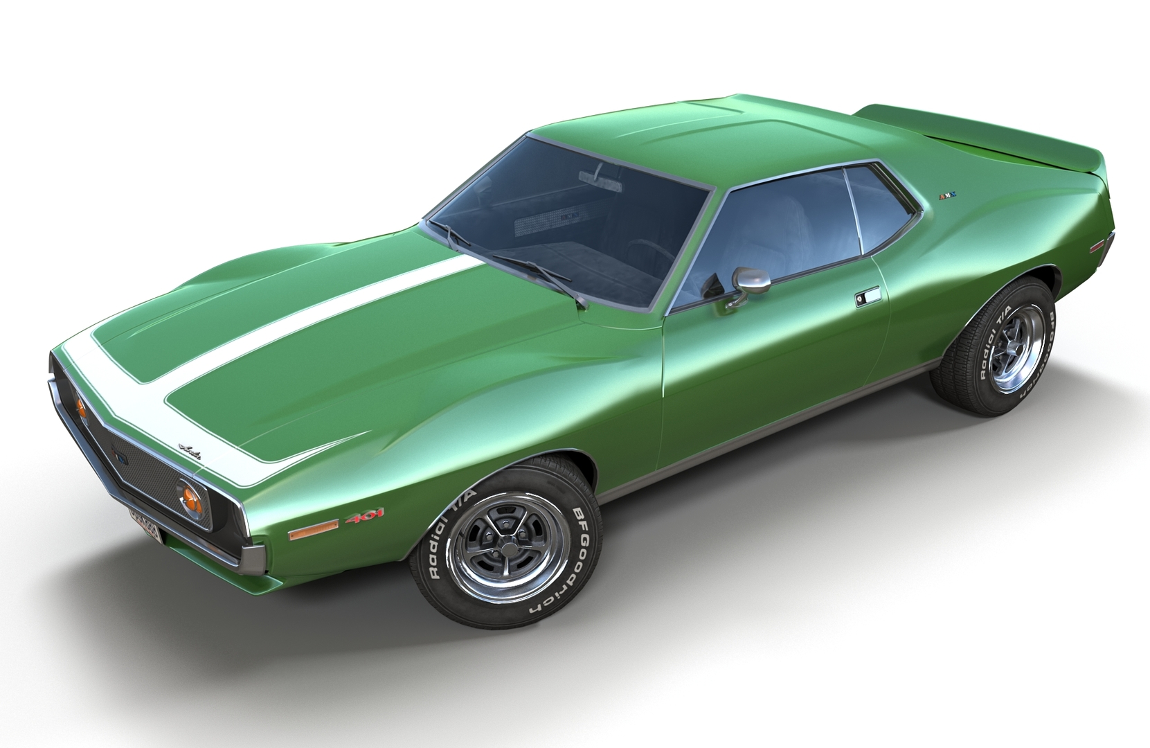 3d Amc Javelin 1971 Model Turbosquid 1597000