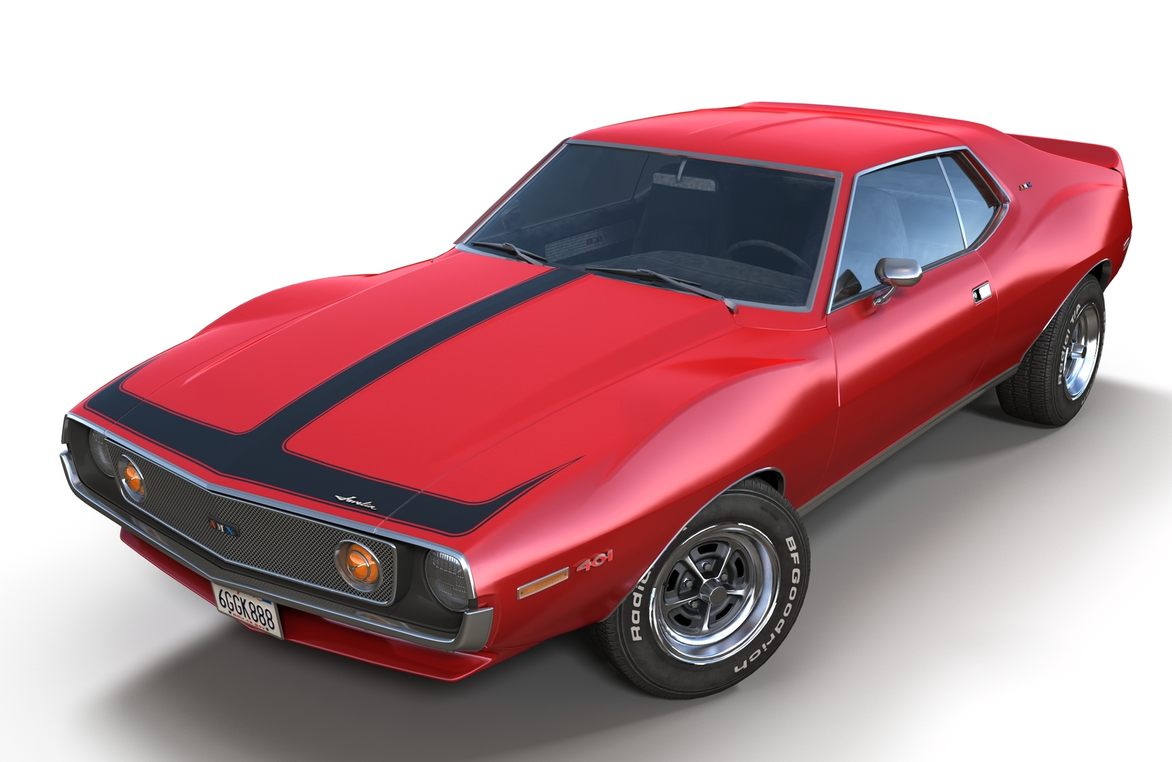 3d Amc Javelin 1971 Model Turbosquid 1597000